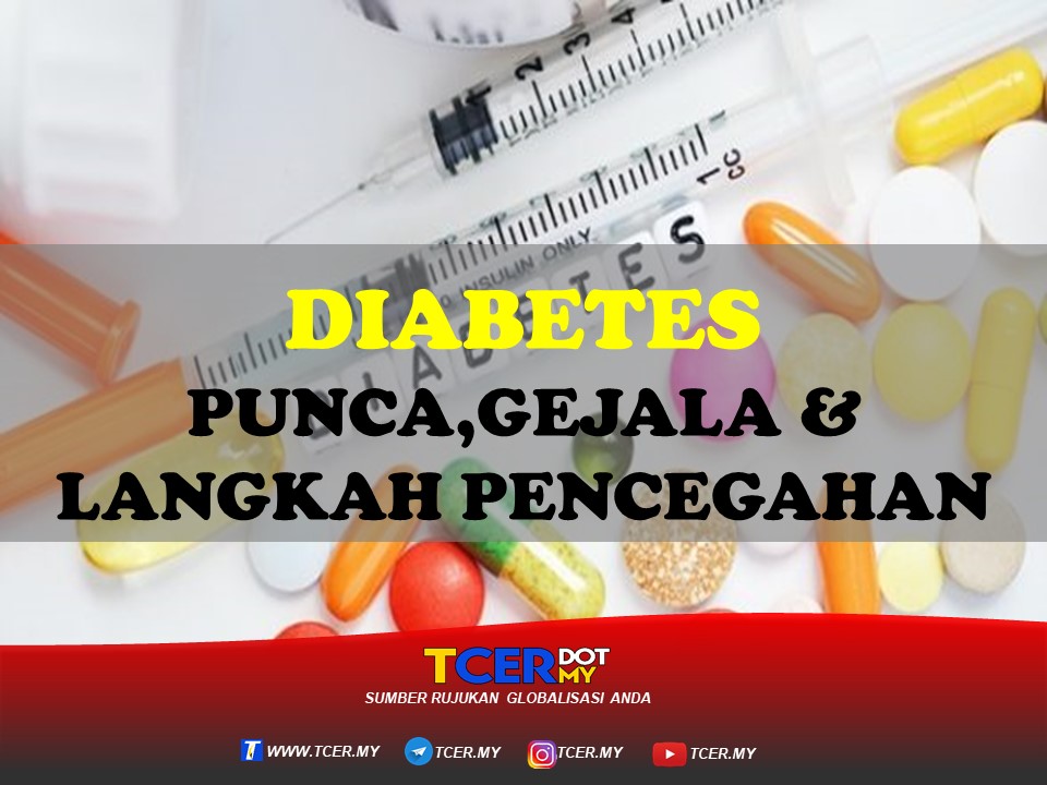 Penyakit Diabetes - Punca, Gejala Dan Langkah Pencegahan - TCER.MY