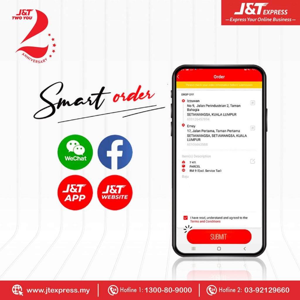 6 Langkah Menggunakan Smart Order Courier JnT Express Untuk Kirim ...