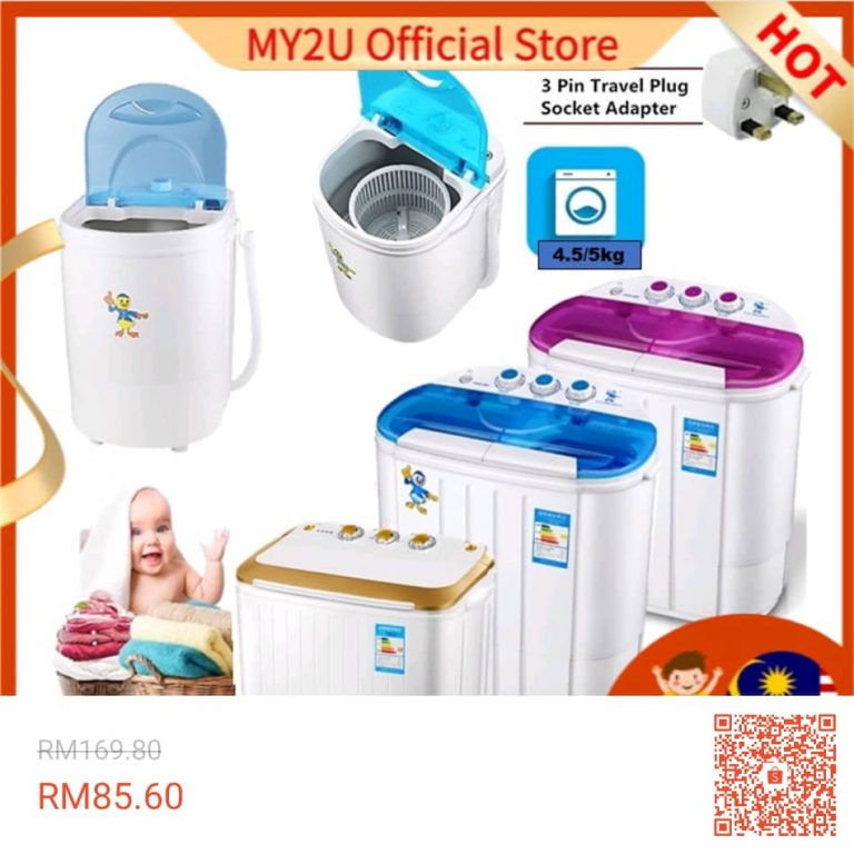 Mesin Basuh Lipat Mini Shopee Hanya Bawah RM150 Untuk Keluarga - TCER.MY