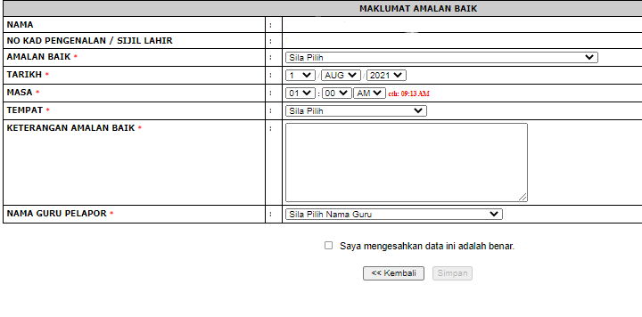 SSDM SISTEM SAHSIAH DIRI MURID - TCER.MY