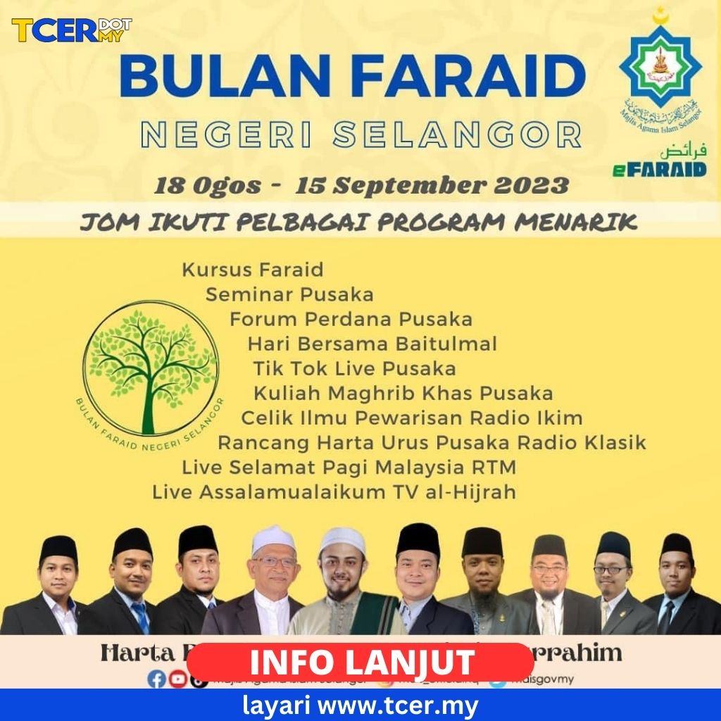 MAIS Lancar Bulan Faraid Negeri Selangor 2023 - TCER.MY