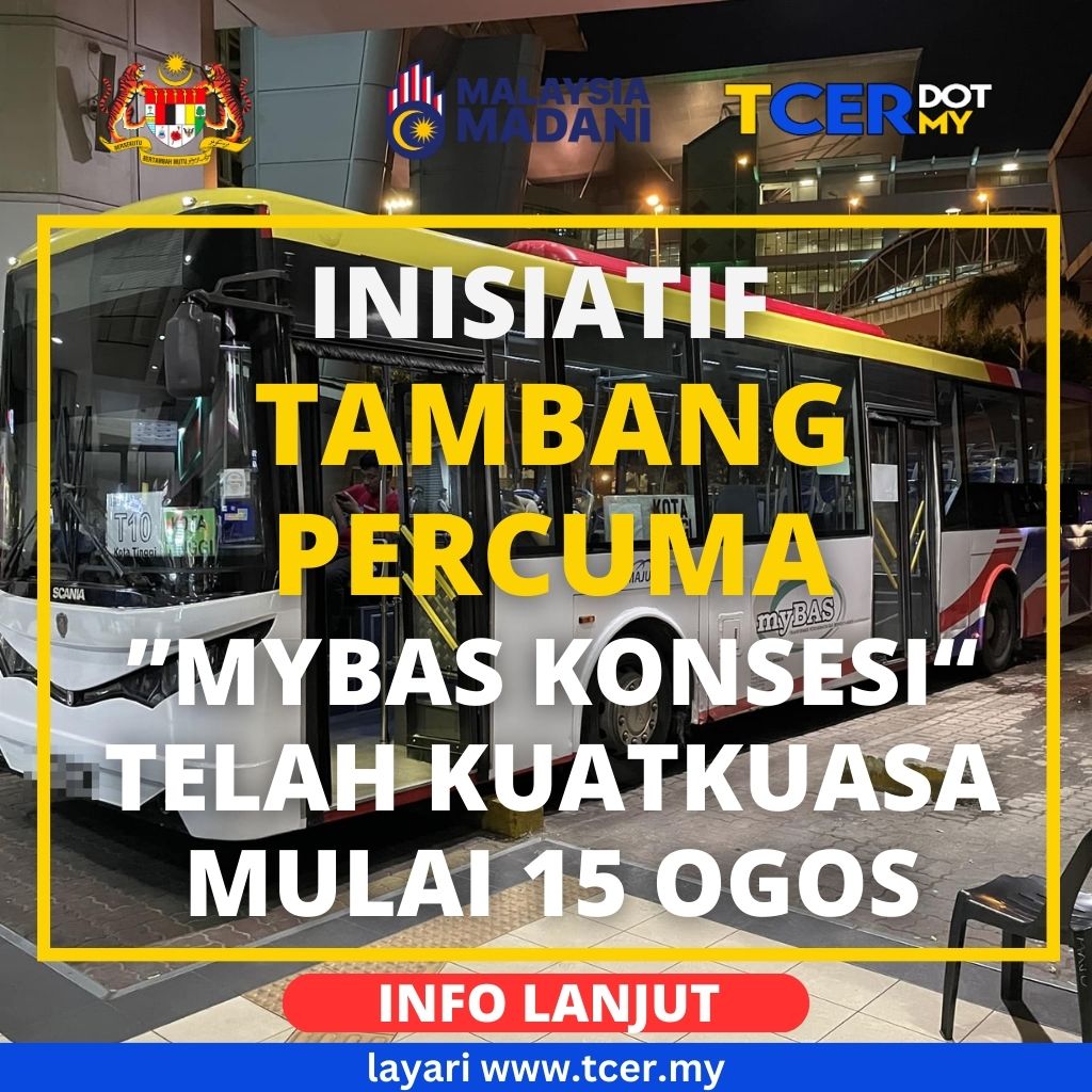 Inisiatif Tambang Percuma "myBAS KONSESI" 2023 - TCER.MY