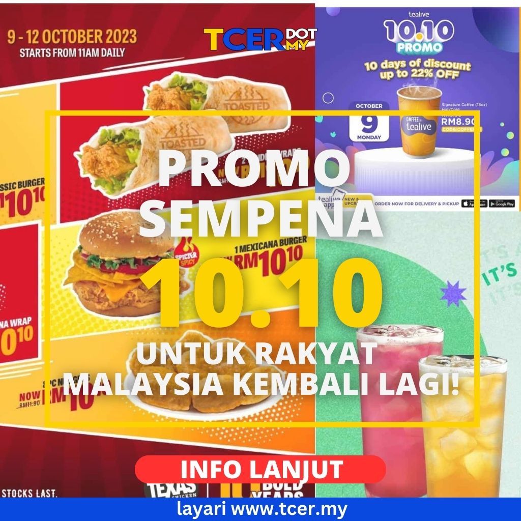Promo 10-10 Malaysia Kembali Lagi! - TCER.MY