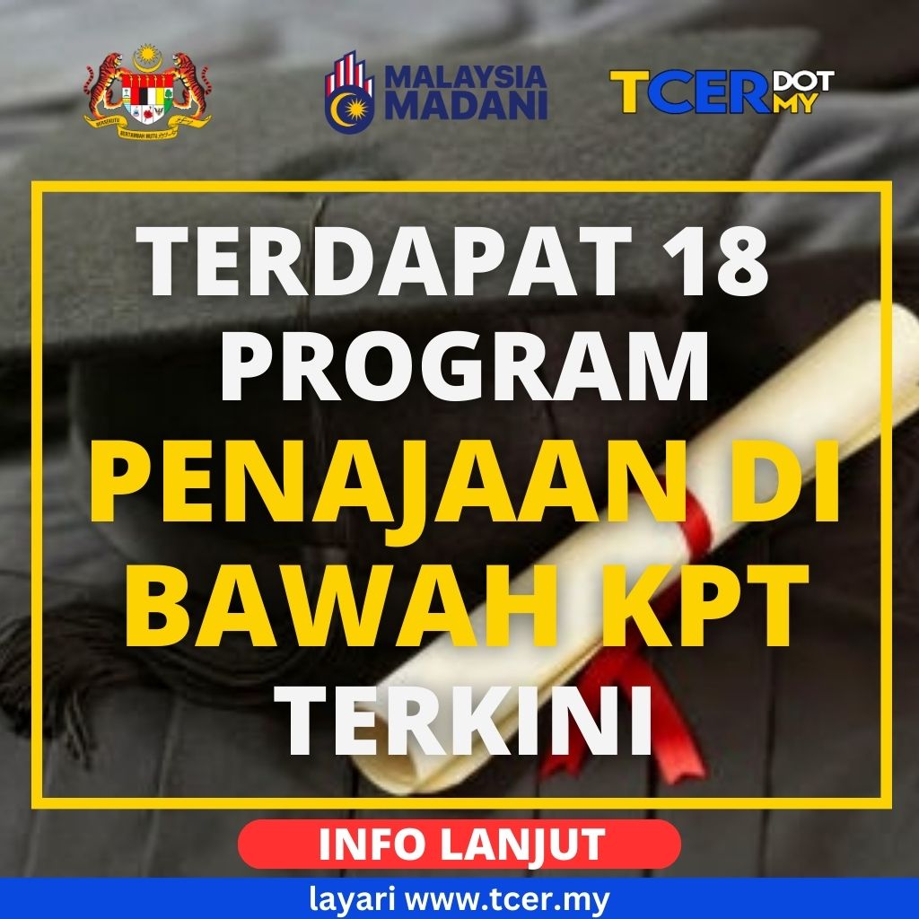 18 Program Penajaan Di Bawah KPT - TCER.MY
