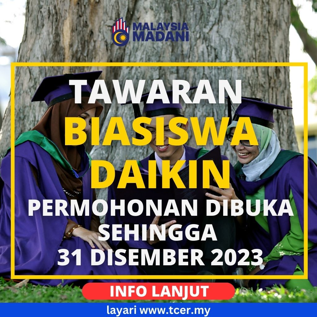 Permohonan Biasiswa Daikin Malaysia 2023 - TCER.MY