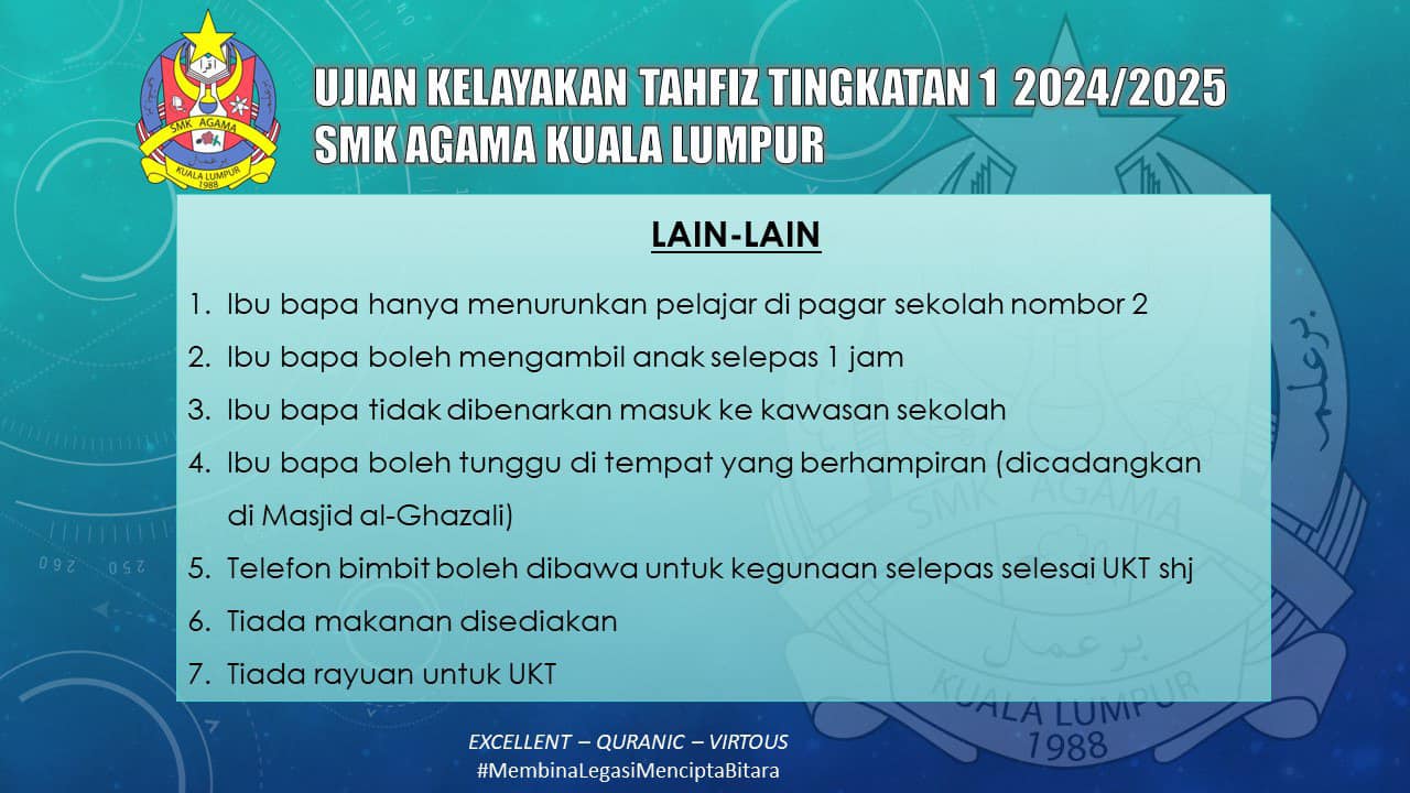 SMKA Ulul Albab KL : Panduan Temuduga 2024 - TCER.MY