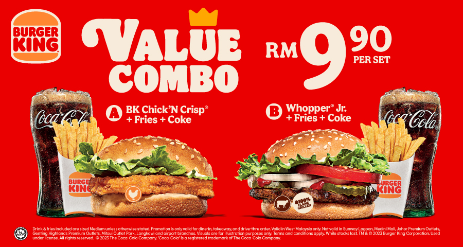 Burger King Menu & Pelbagai Tawaran Menarik Februari 2024 - TCER.MY