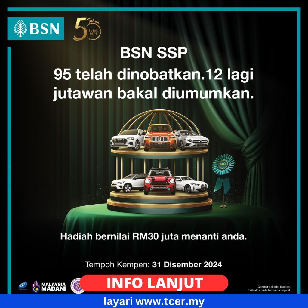 BSN SSP 2024: Tarikh Cabutan, Cara Daftar & Cara Semak Pemenang - TCER.MY