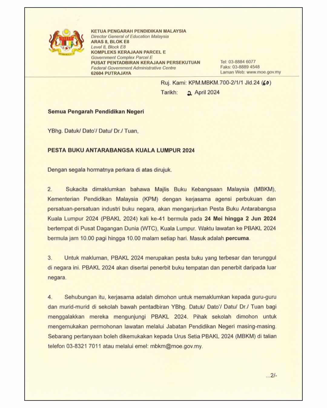 Pesta Buku Terbesar Malaysia, PBAKL 2024 Kali Ke-41 Kini Kembali! - TCER.MY