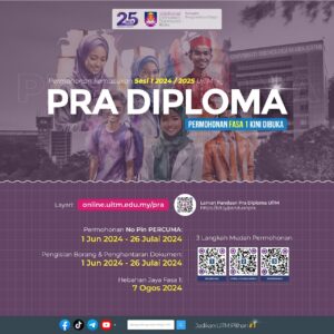 Permohonan Kemasukan Pra Diploma UiTM Bagi Sesi 1 2024/2025 - TCER.MY