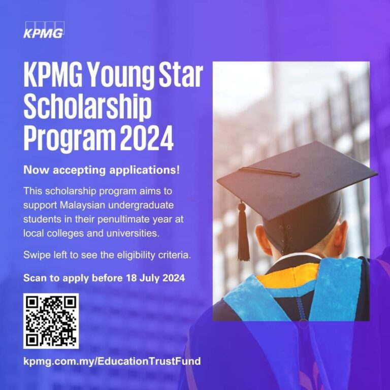 Permohonan KPMG Young Star Scholarship Program Tahun 2024 - TCER.MY