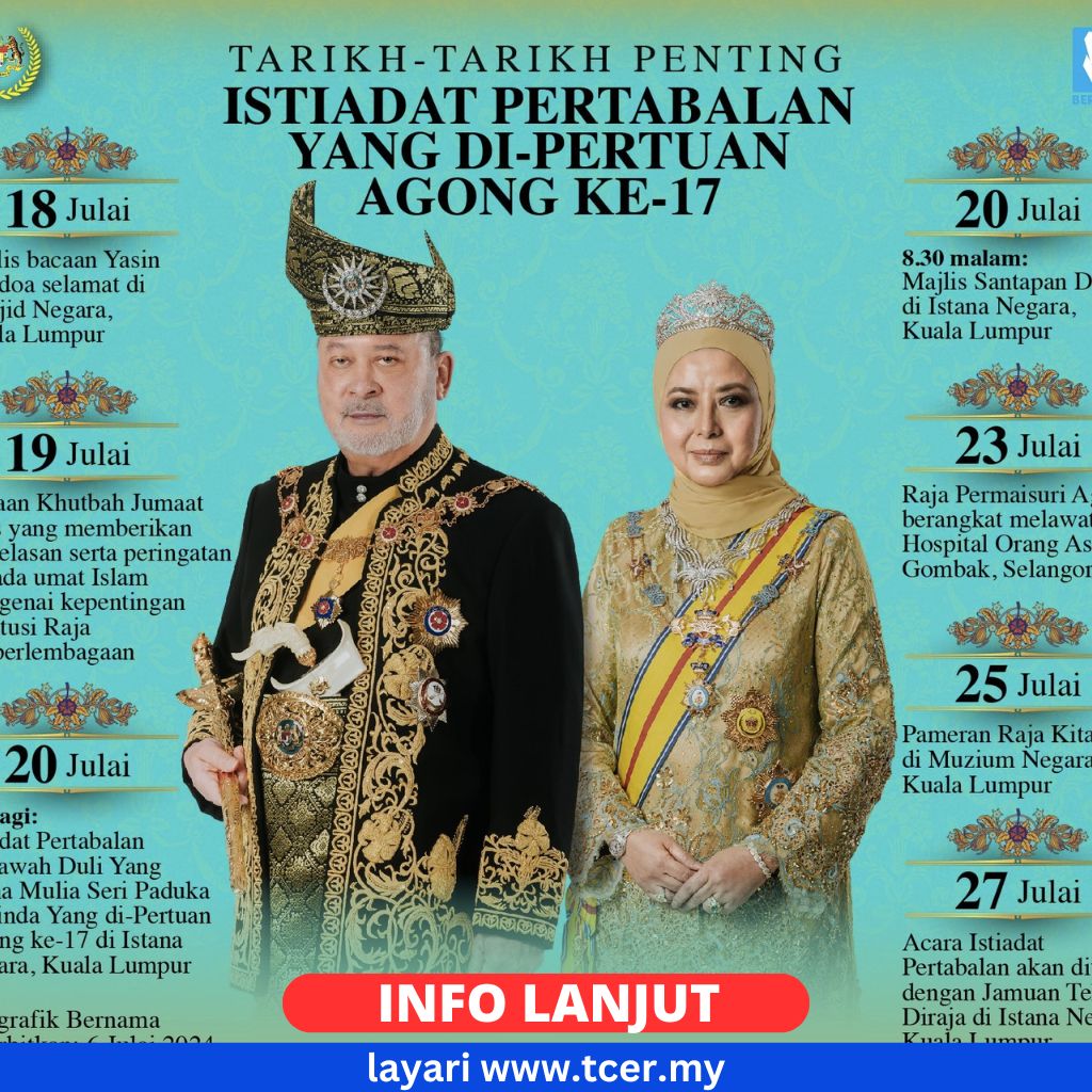 Istiadat Pertabalan Sultan Ibrahim Ibni Sultan Iskandar, YDPA Ke-17 ...