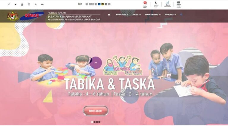 Permohonan Kemasukan Tabika Kemas Sesi 2025 - TCER.MY