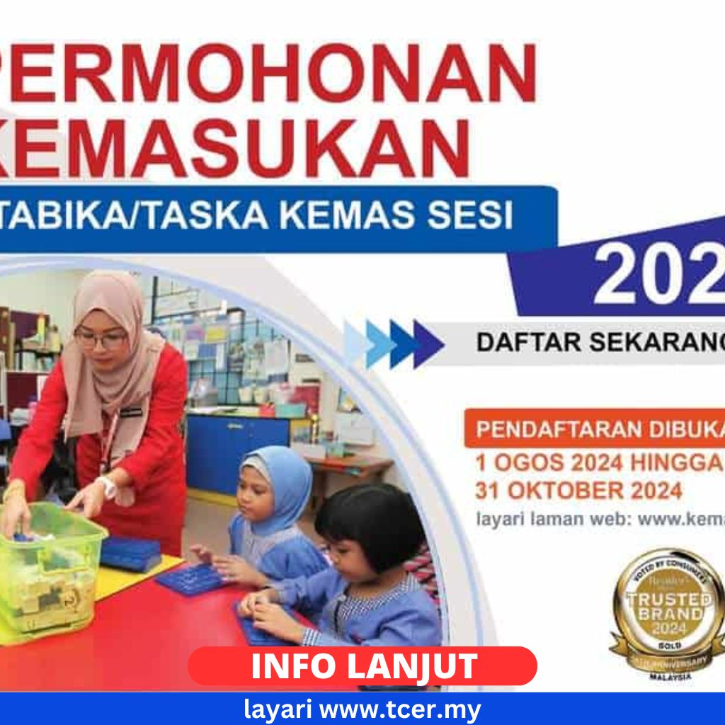Permohonan Kemasukan Tabika Kemas Sesi 2025 - TCER.MY