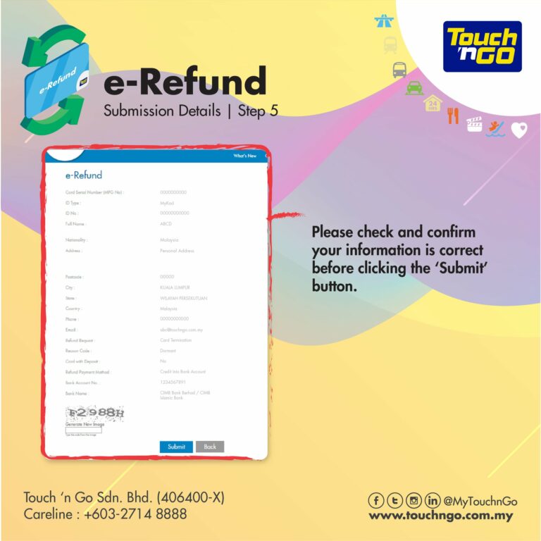 7 Langkah Mudah 'Claim' TNG Refund Kad Touch 'n Go - TCER.MY