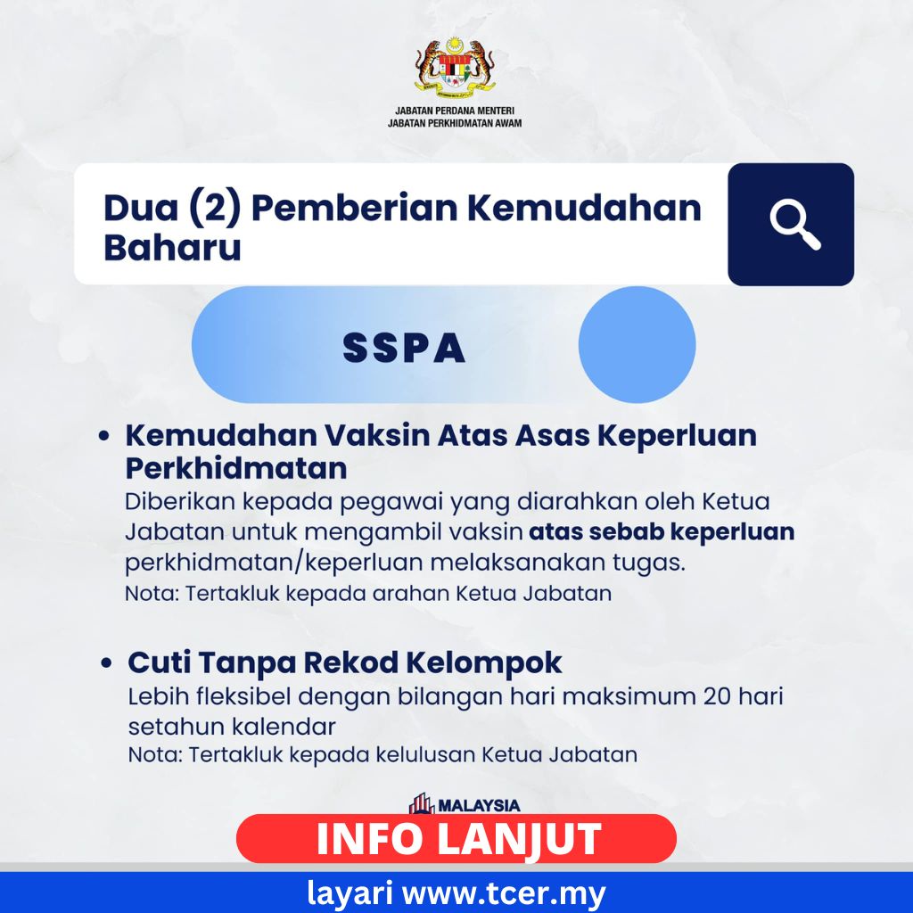 Kemudahan Dalam SSPA: Definisi, Prinsip & Kriteria Pemberian - TCER.MY