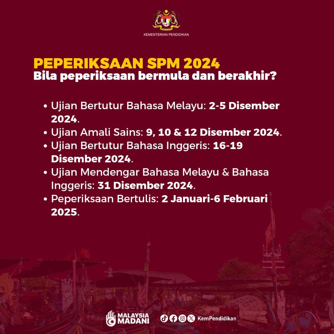 Persediaan KPM Untuk Peperiksaan SPM 2024 Dalam Situasi Banjir - TCER.MY