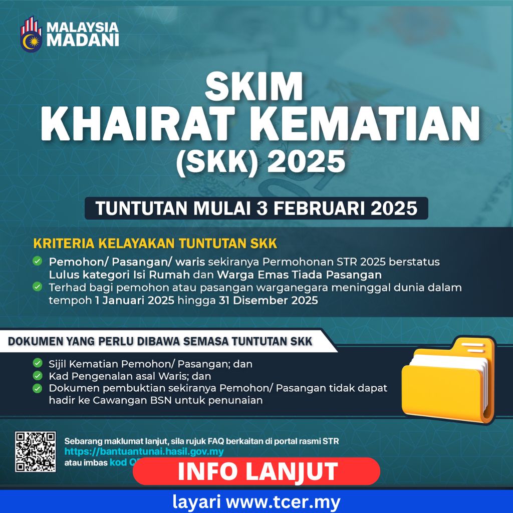 Skim Khairat Kematian STR 2025: Kriteria Kelayakan & Cara Tuntutan - TCER.MY