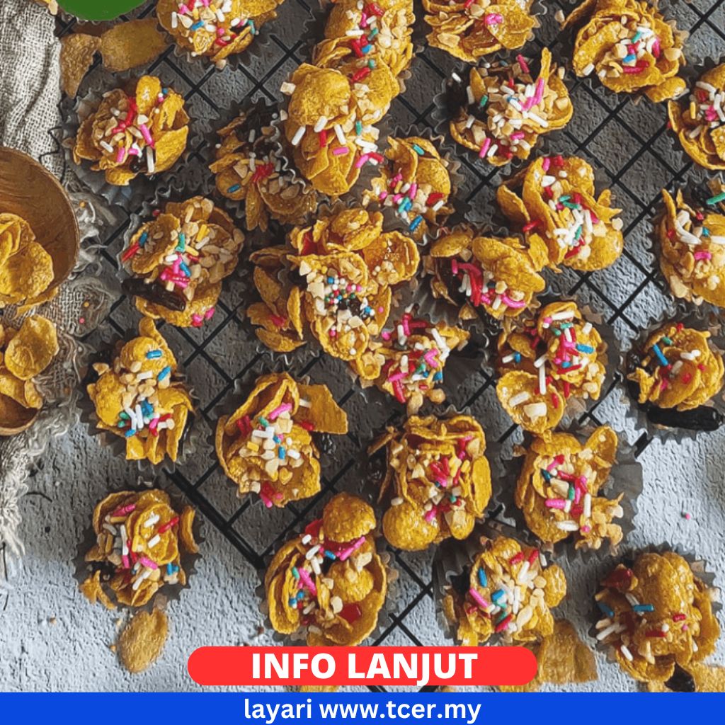 Resepi Cornflakes Madu Mudah, Rangup & Sedap Manis - TCER.MY