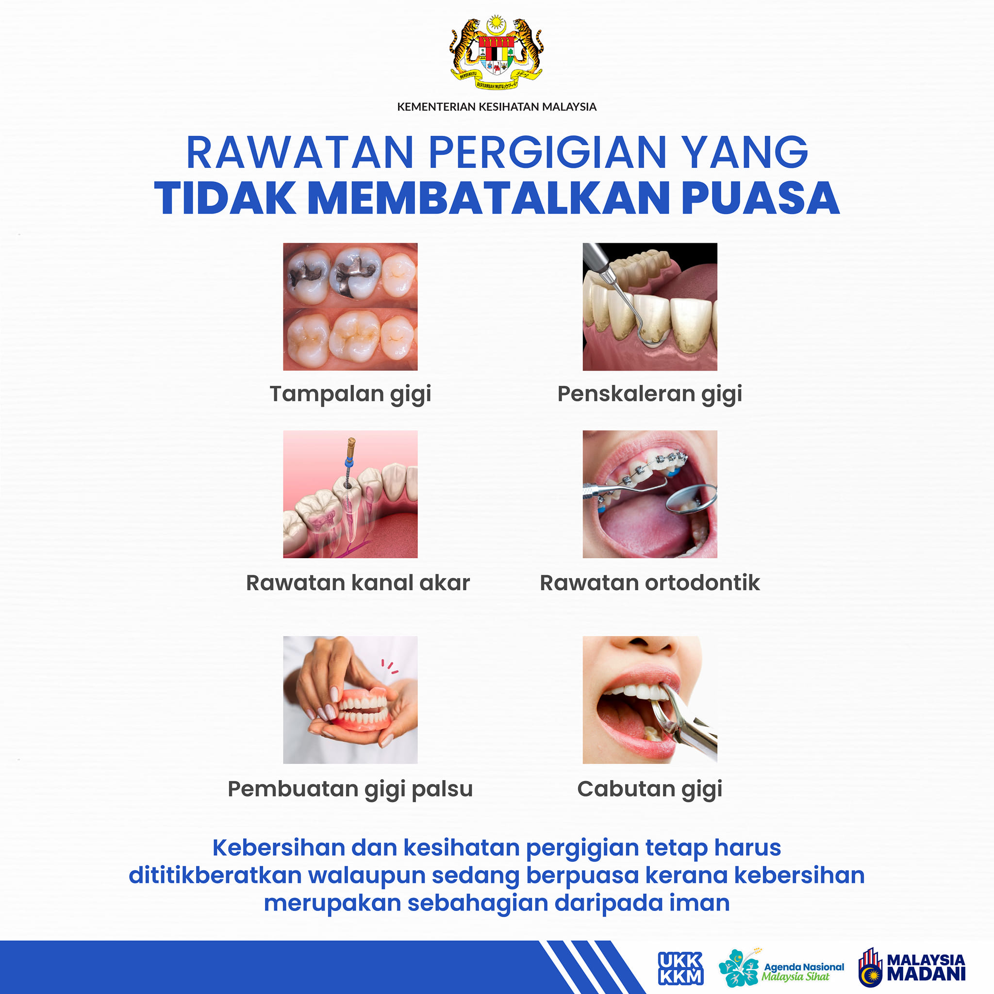 Panduan Penjagaan Kesihatan Pergigian Ketika Berpuasa - TCER.MY