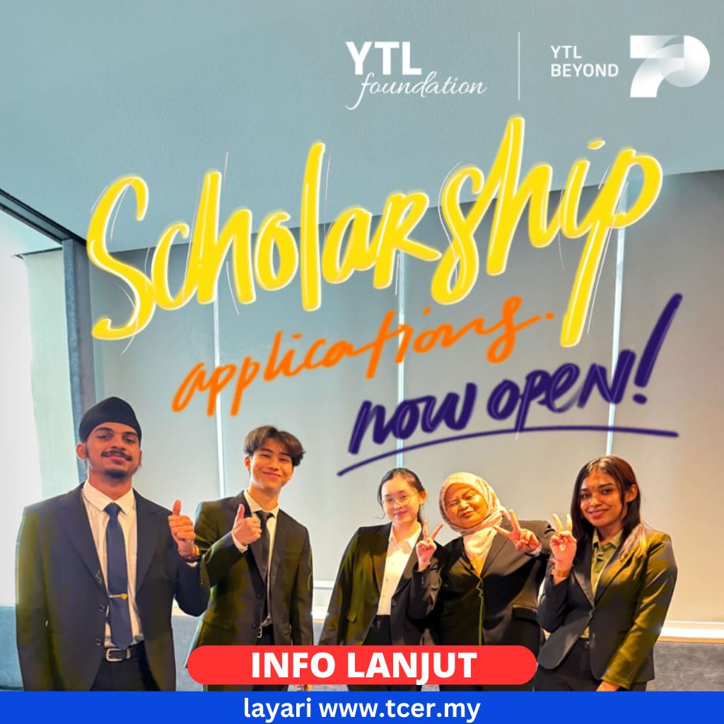 Permohonan Biasiswa YTL Foundation Scholarship Tahun 2025 - TCER.MY