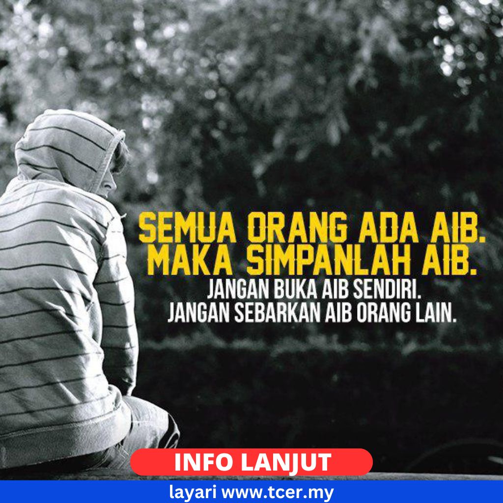 Larangan Membuka Aib Sendiri & Menyebarkan Aib Orang Lain - TCER.MY