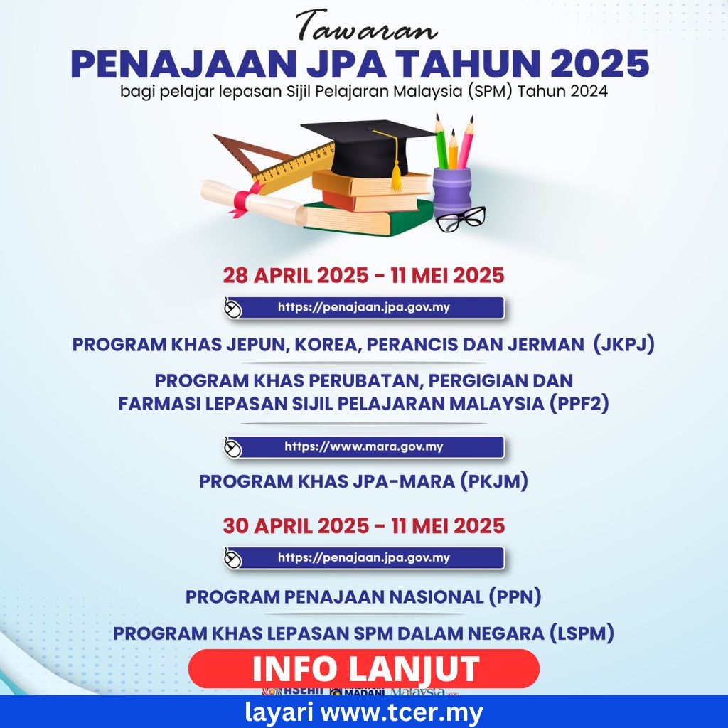 Program Khas Lepasan SPM Dalam Negara Tahun 2025 - TCER.MY