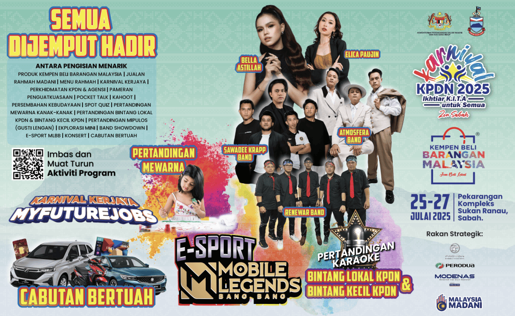 Karnival KPDN 2025 & Kempen Beli Barangan Malaysia Zon Sabah - TCER.MY