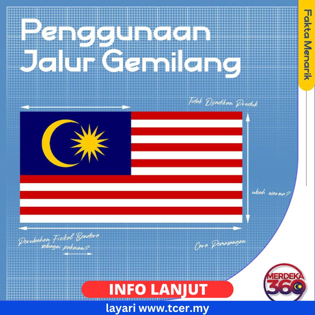 Panduan Pemasangan Jalur Gemilang Mengikut Etika Yang Betul - TCER.MY