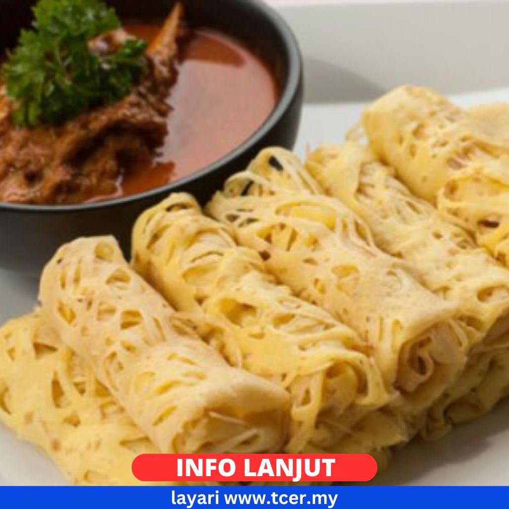 Resepi Roti Jala Lembut, Dimakan Bersama-Sama Kuah Kari Ayam - TCER.MY